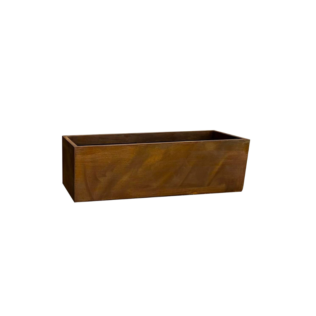 Hauth | Floreira BOX mini ferrugem